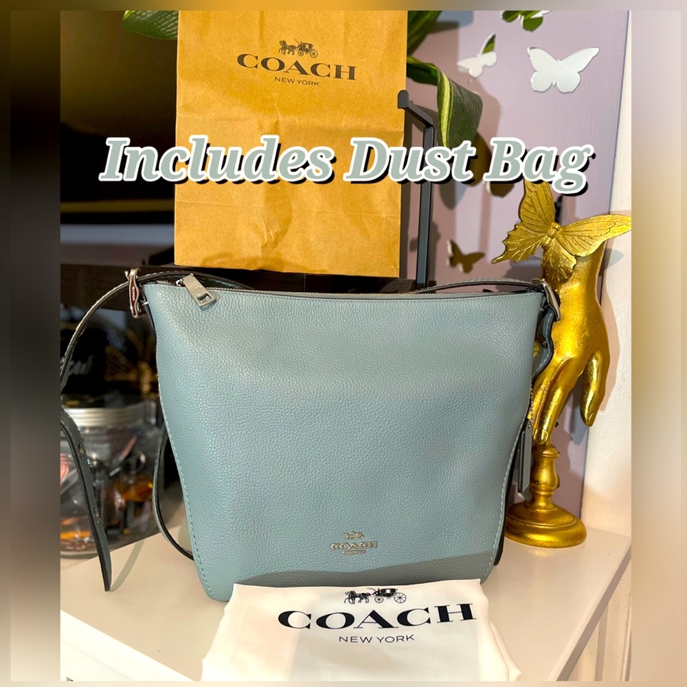 Coach Natural Leather Small Dufflette Bag Nwot - Gem